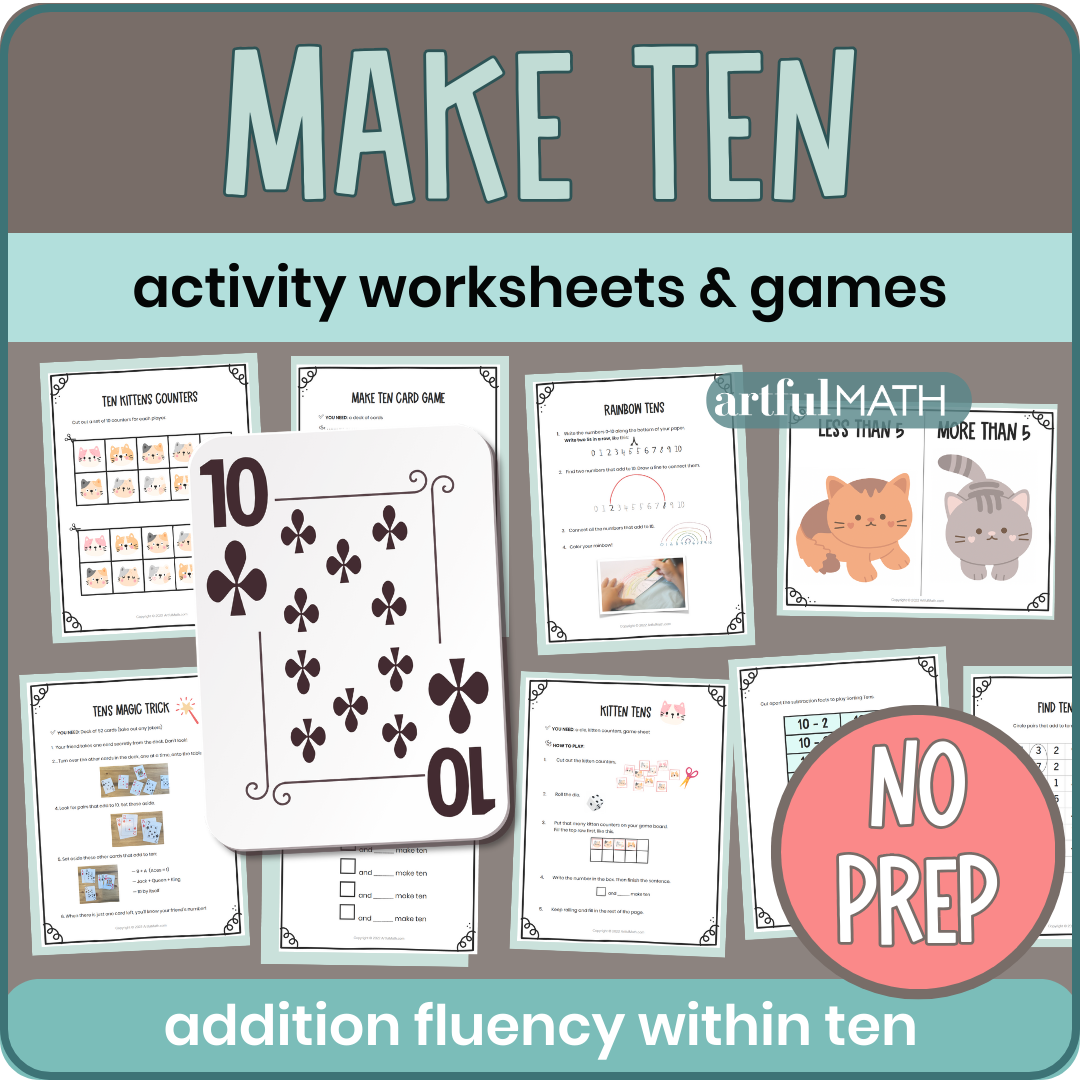 Make Ten: Hands-On Math Activities, Art, and Games