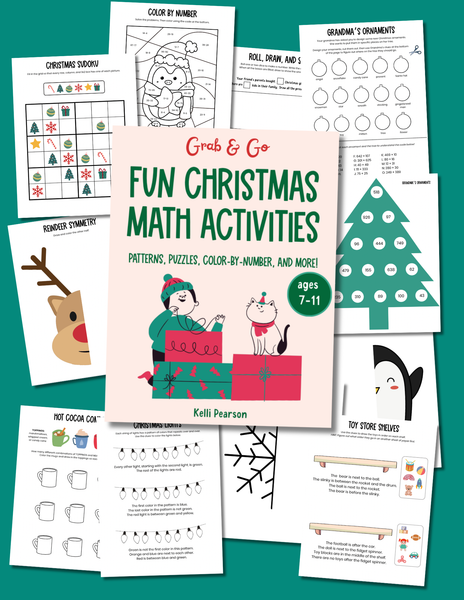 Christmas Math Bundle [Grab & Go Christmas Math / Reindeer Rescue Esca
