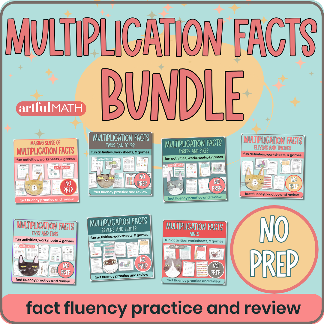 Multiplication Facts BUNDLE [212 PAGES]